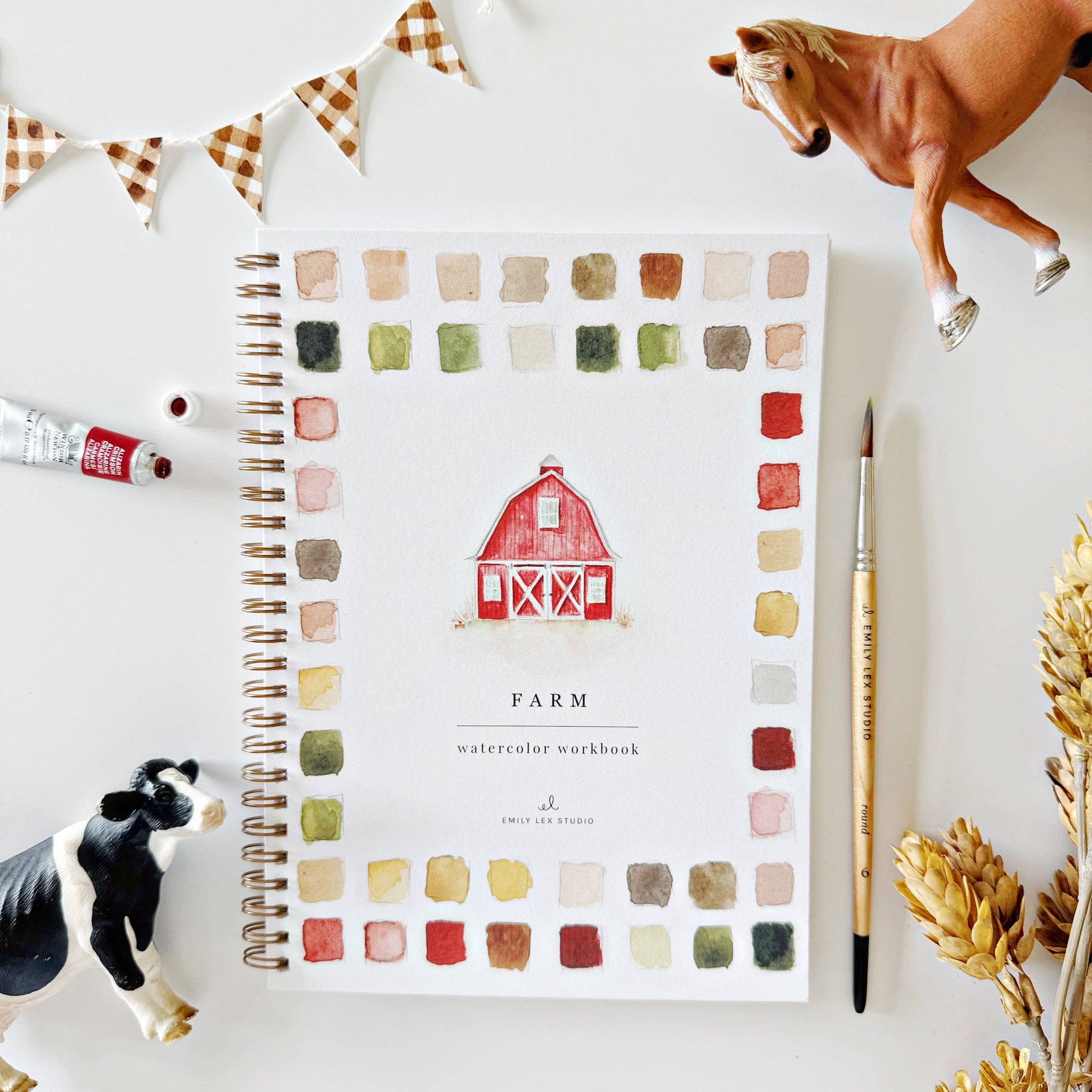 Farm watercolor workbook – Kindred Collective Home & Gift